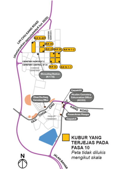 Phase 10 Plot Map in Malay – Wareesan Management | Muslim Exhumation